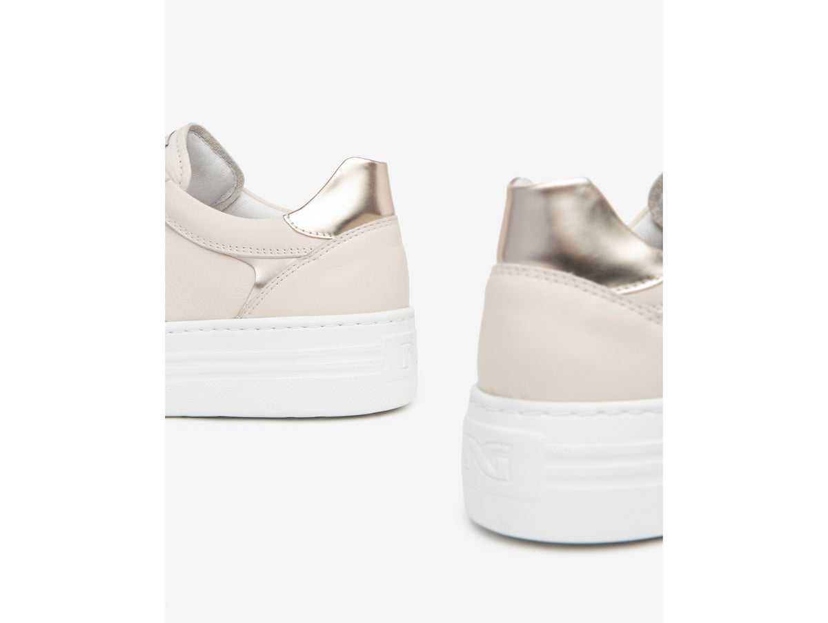 Nero Giardini Women's Sneakers Made in Italy Upper in Milk Leather ...