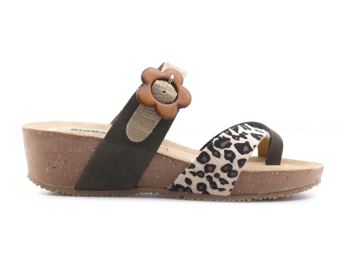 BioNatura ciabatte infradito animalier | Grimandi calzature shop