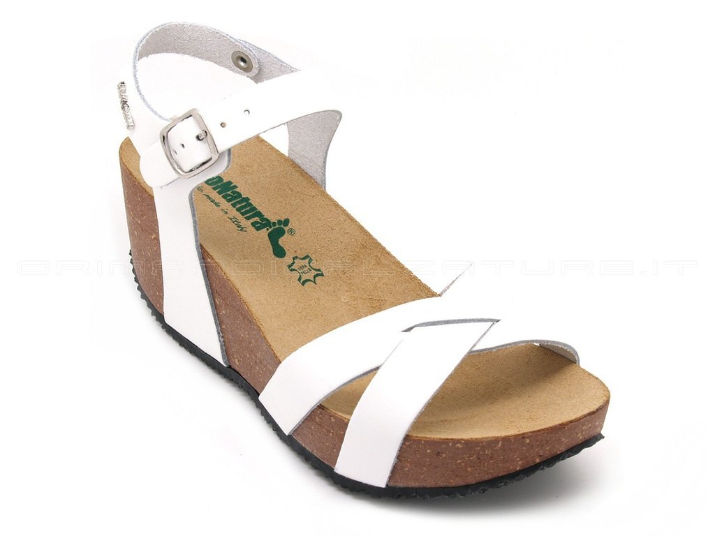 BioNatura sandali Fregene bianchi 24 | Grimandi calzature shop